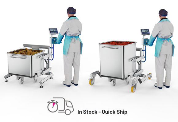 Sanitary and reliable dump buggy weigh scales for your facility