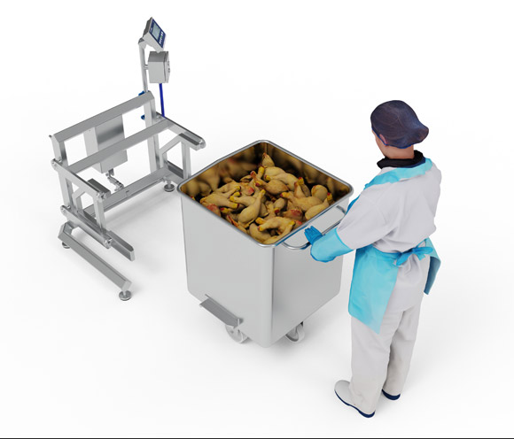 Sanitary and reliable dump buggy weigh scales for your facility